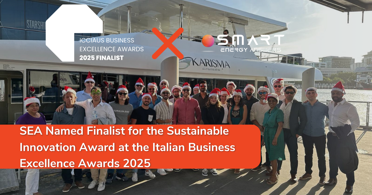 SEA Named Finalist for the Sustainable Innovation Award at the Italian ...